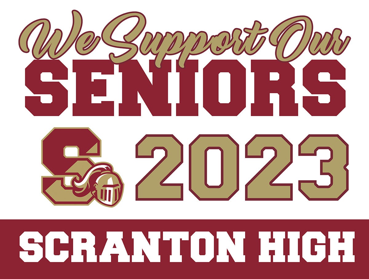 Scranton High School - Senior Support Sign | Rich Banick Photography